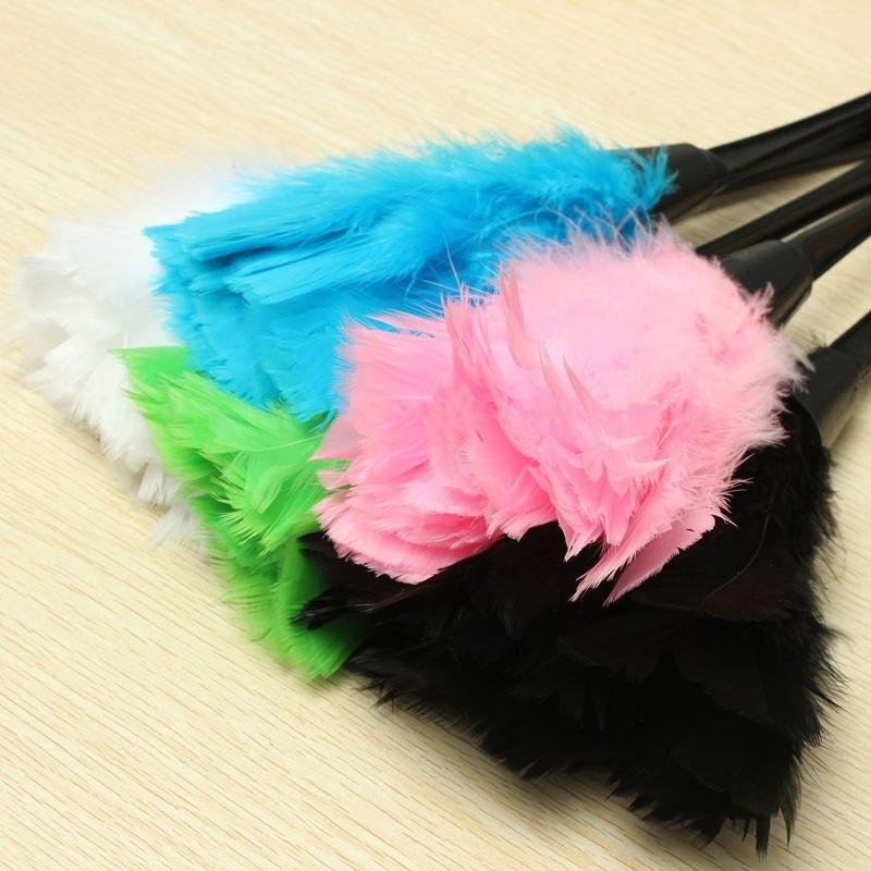 Buy Home Office Keyboard Clean Anti Static Turkey Feather Duster ...