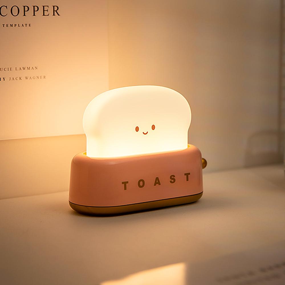 Mini Night Lights Toaster Lamp for Kids Cute Room Decor For Bedroom ...
