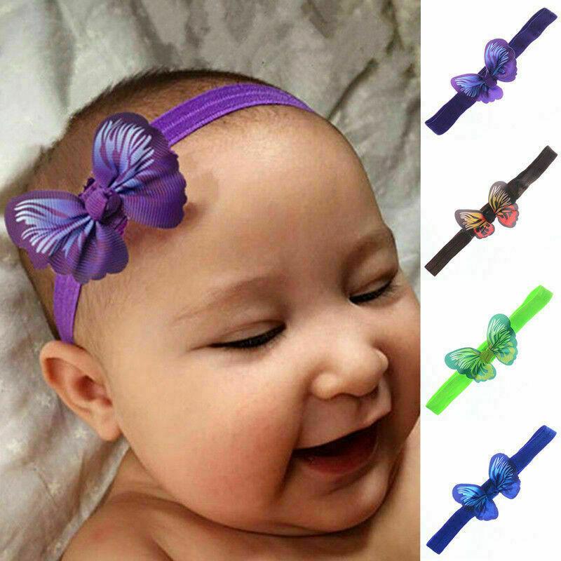 Baby Elasticity Accessories Band Bow Headband Petal Hair Flower Girl ...