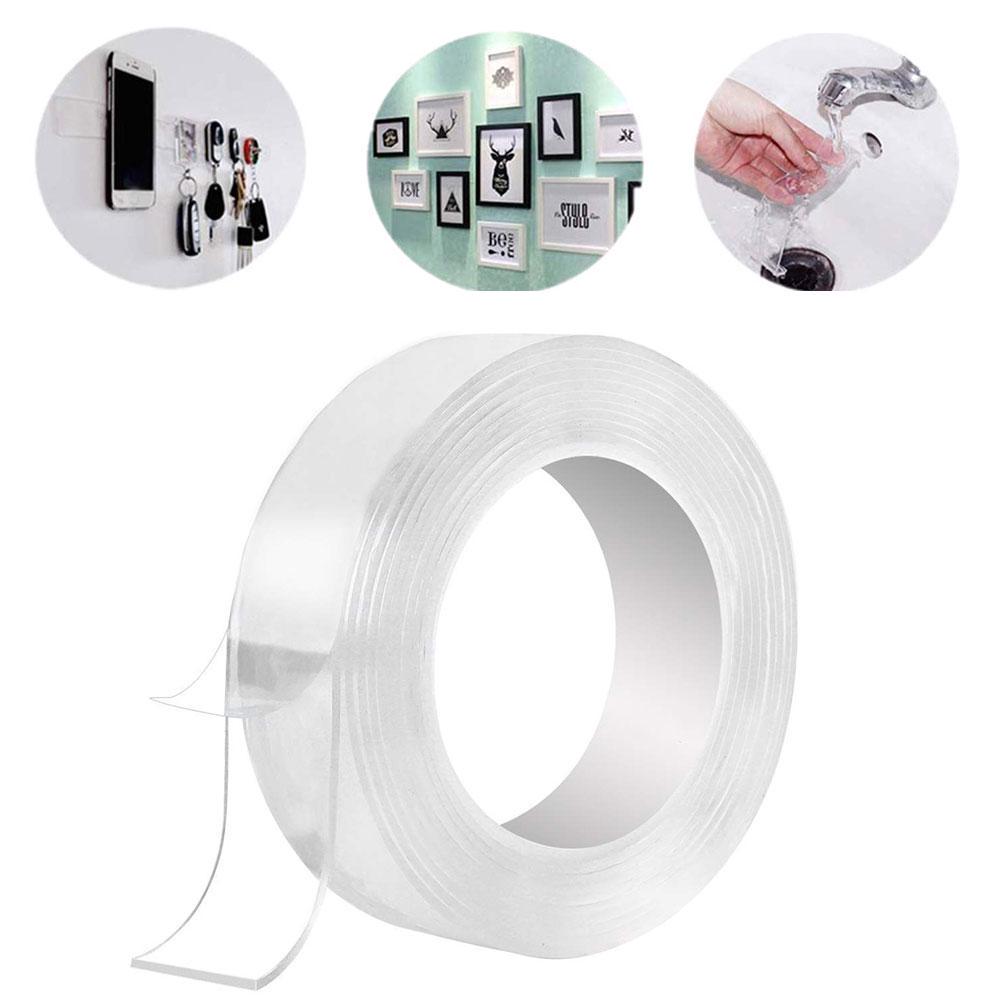 Multifunction Reusable Transparent Traceless Double-Sided Adhesive 1/3 ...