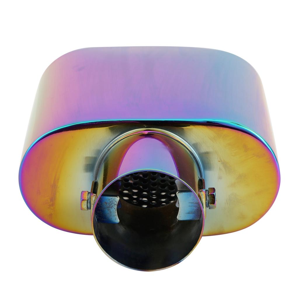 Buy Colorful Exhaust Tip Tail Throat Pipe 304 Stainless Steel Coloful 2 ...