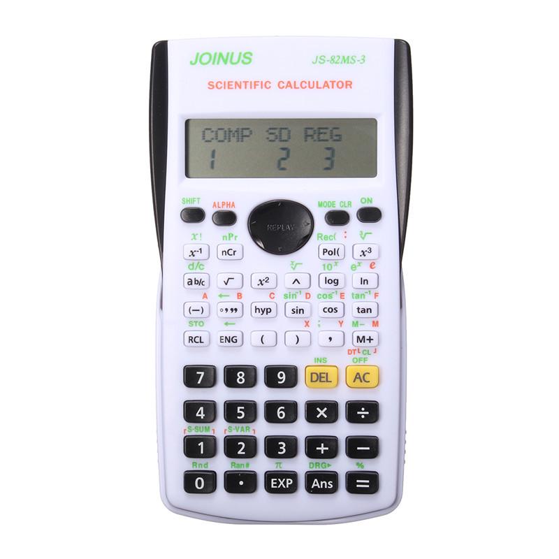 12 Digital Scientific Calculator 2 Line School Student Function Display ...