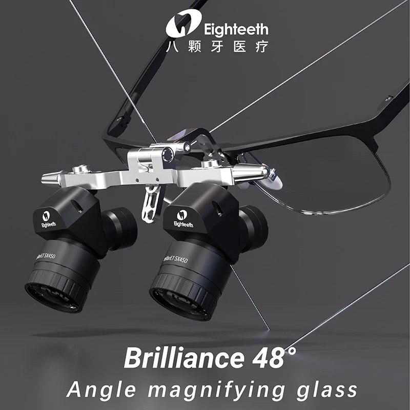 Buy Eighteeth 4.9-5.6X Dental Binocular Magnifier Loupe with Adjustable ...