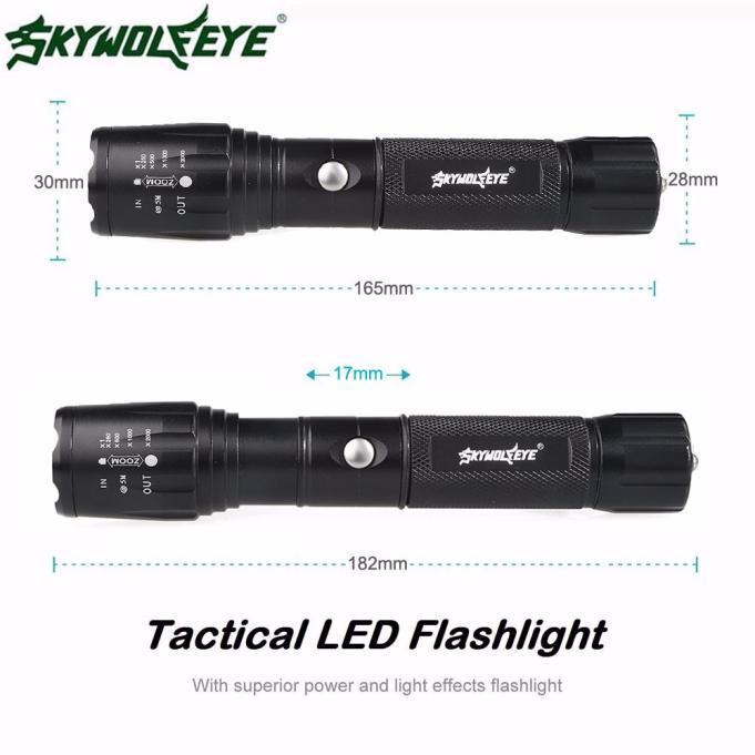 Satın alın 5000LM G700 Tactical LED Flashlight X800 Zoom Super Bright ...