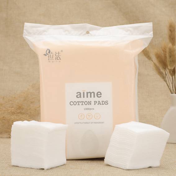 Buy 1000Pcs/Bag Cosmetic Cotton Pads Makeup Remover Thin Cozy Soft Non ...