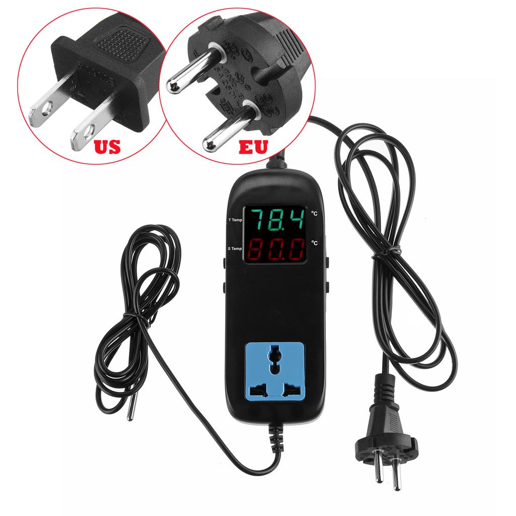 Buy Aquarium Fish Tank Thermostat Temperature Controller Heating ...