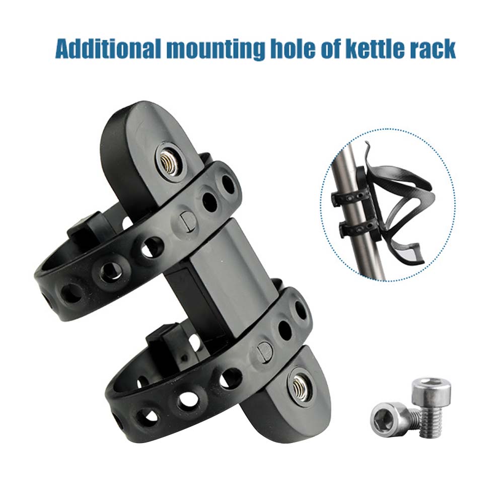 Silicone Bicycle Bottle Cage Mounting Base Adapter Fixing Clip ...