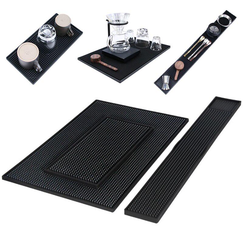 PVC Kaymaz Coaster Bar Mat Kaymaz Su Geçirmez Placemat Bar Dikdörtgen ...