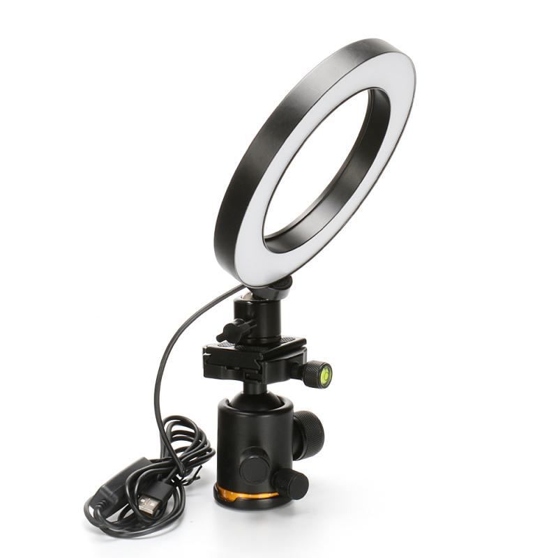 Buy 16/26cm Dimmable LED Studio Camera Ring Light Phone Video Light ...