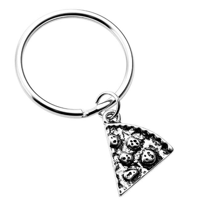 Buy Slice Pizza Keychains Keyrings BFF Best Friend Friendship Family ...