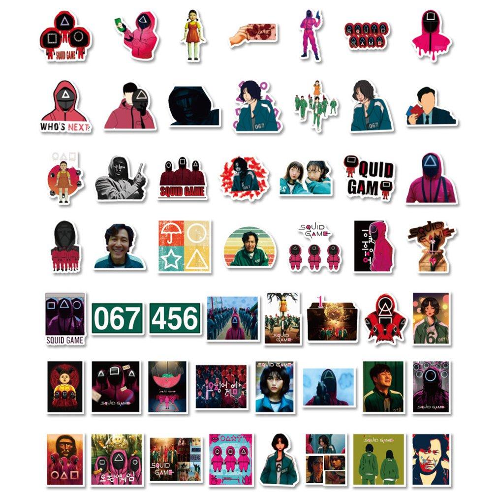 Stickers Stickers, Labels & Tags Squid game laptop STICKER for fun ...