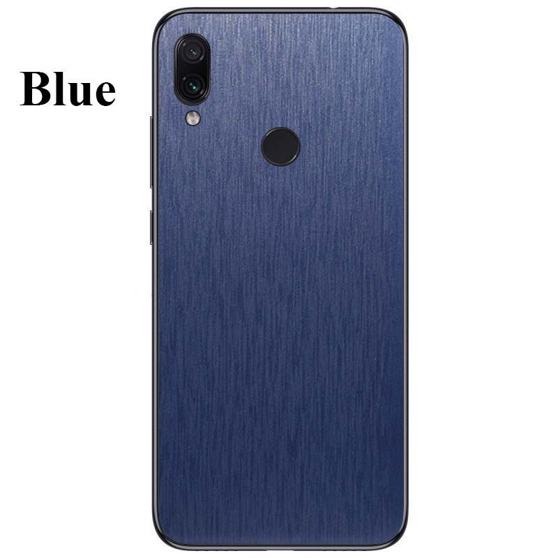 Buy For Xiaomi Redmi 7 Note7 7Pro Back Brushed Metal Decal Skin ...