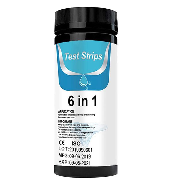 Buy Pool Test Strips,6 in 1 PH Test Strips Acid Alkaline Test Strips ...