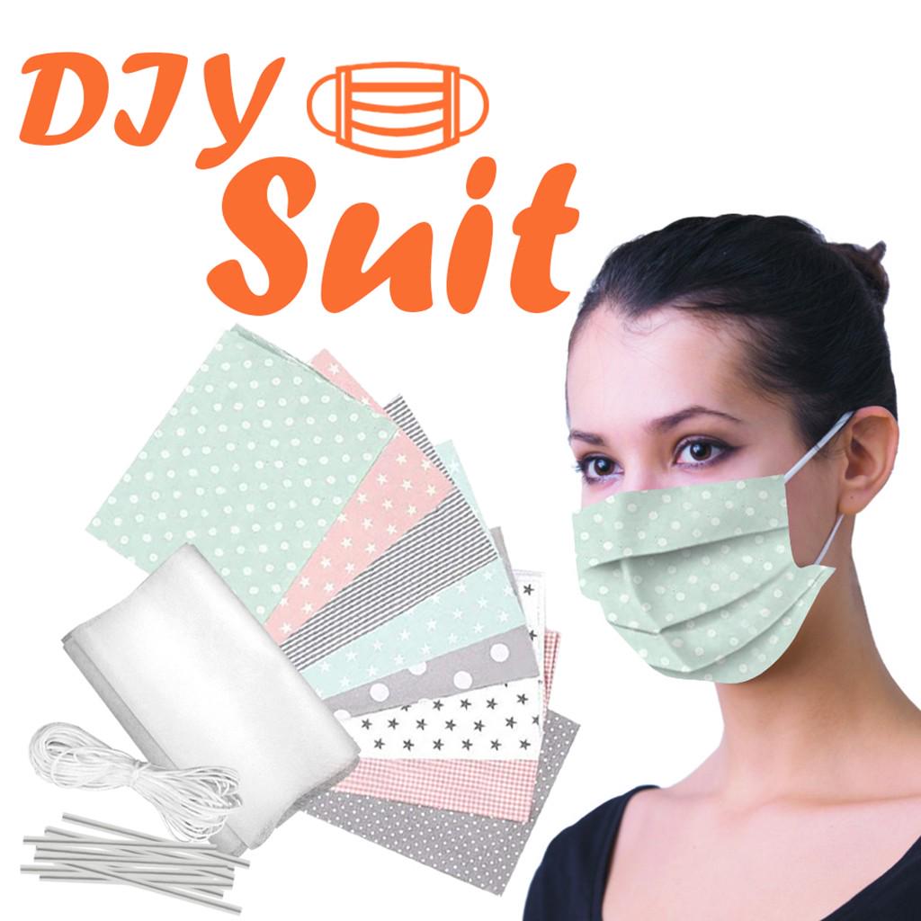 Aominuo Face Cover Material DIY Self-Made Face Cover Material Set DIY ...