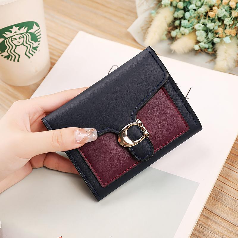 Buy Geestock Women 'S Mini Wallets For Pu Card Holder Simple Fashion ...