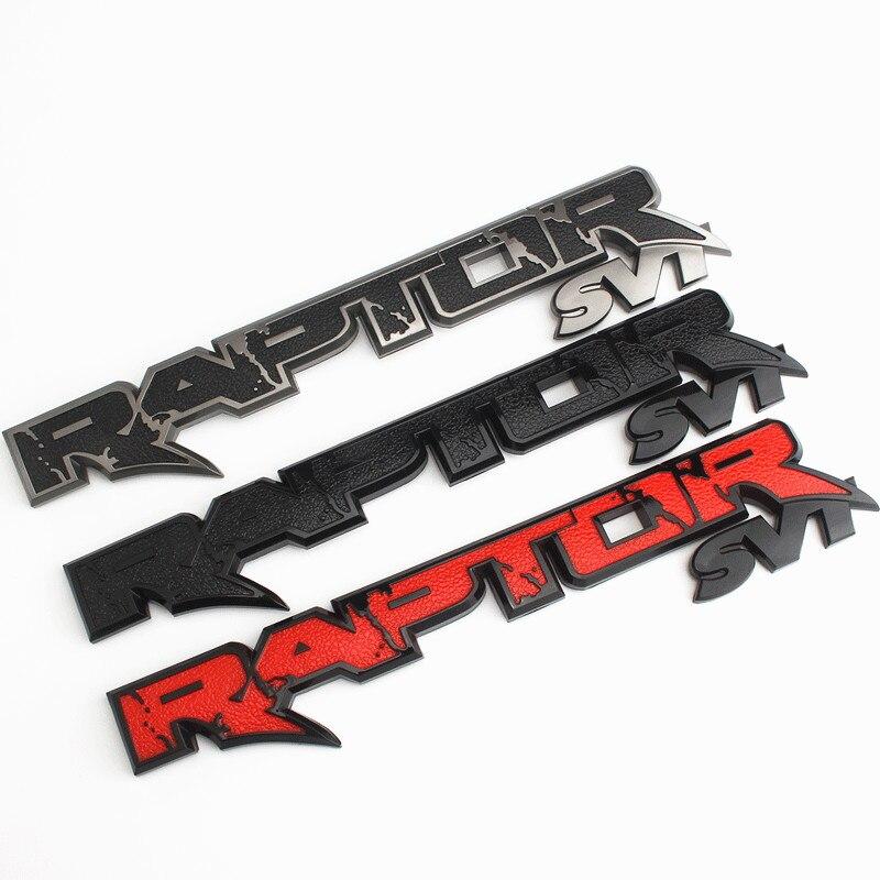 Raptor SVT Logo Car Rear Badge Sticker Auto Logo Emblem Decal uygun ...