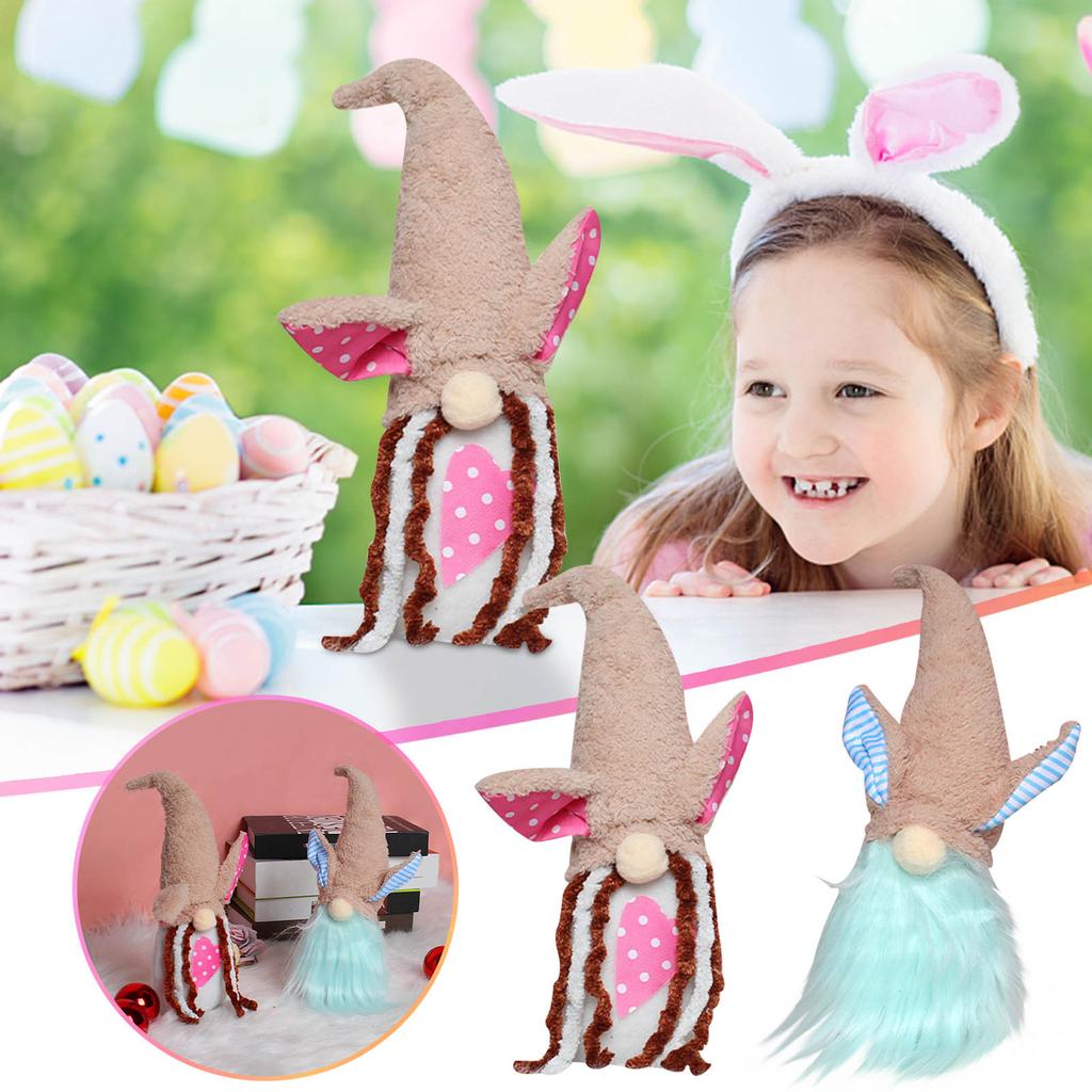 Easter Faceless Dwarf Doll Decorations Creative Desktop Lovely Rabbit ...
