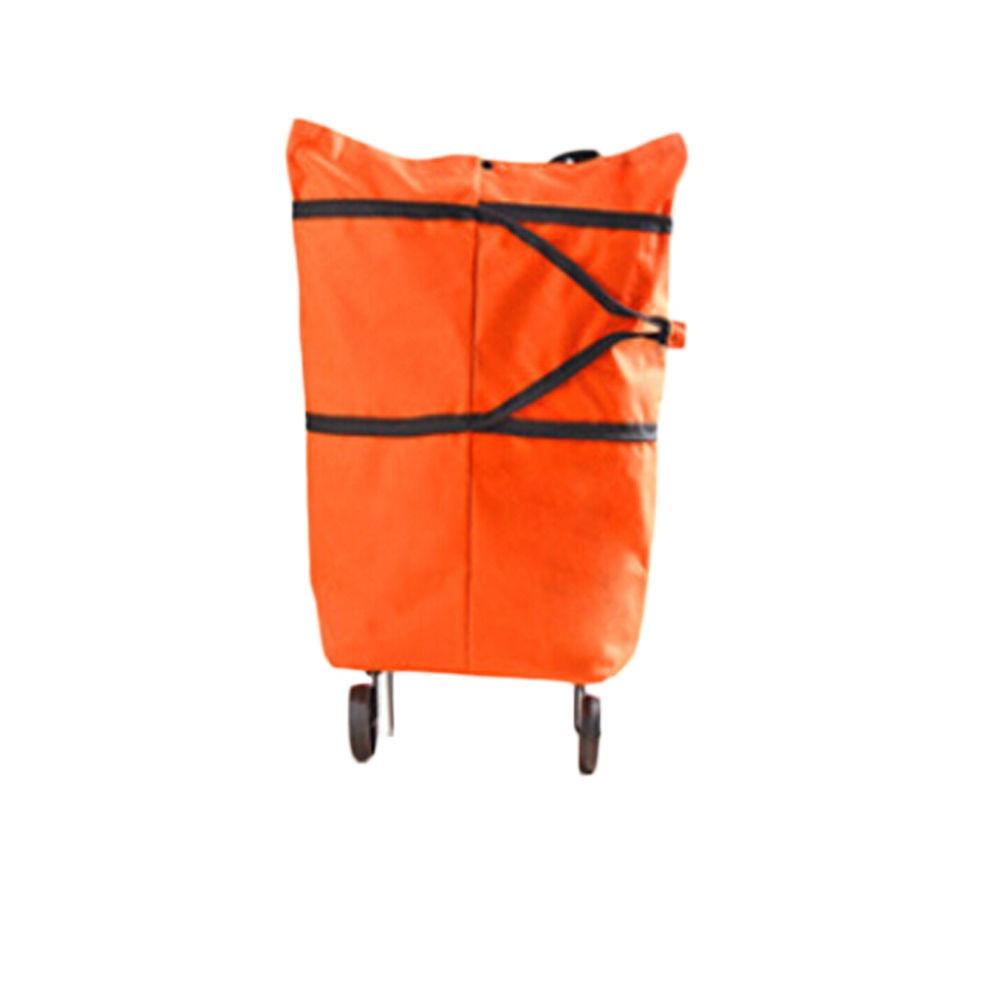 Buy Reusable Foldable Shopping Trolley Portable Wheel Bag Grocery Cart ...