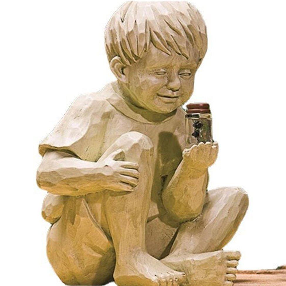 Buy Solar Luminous Durable And Practical Firefly Garden Resin Statue ...