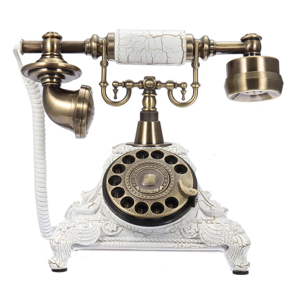 Vintage Antika Retro Telefon Eski Moda Döner Telefon Ofis Ev Ahize ...