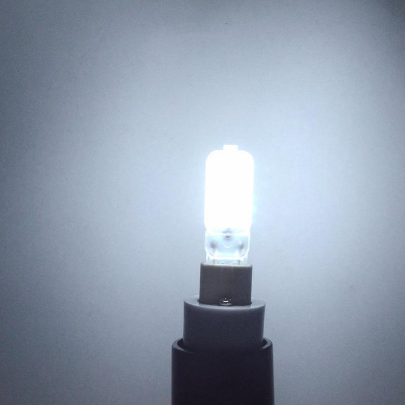 Buy 10pcs Dimmable G9 5W Silicone Crystal LED Corn Bulb SpotLight White ...