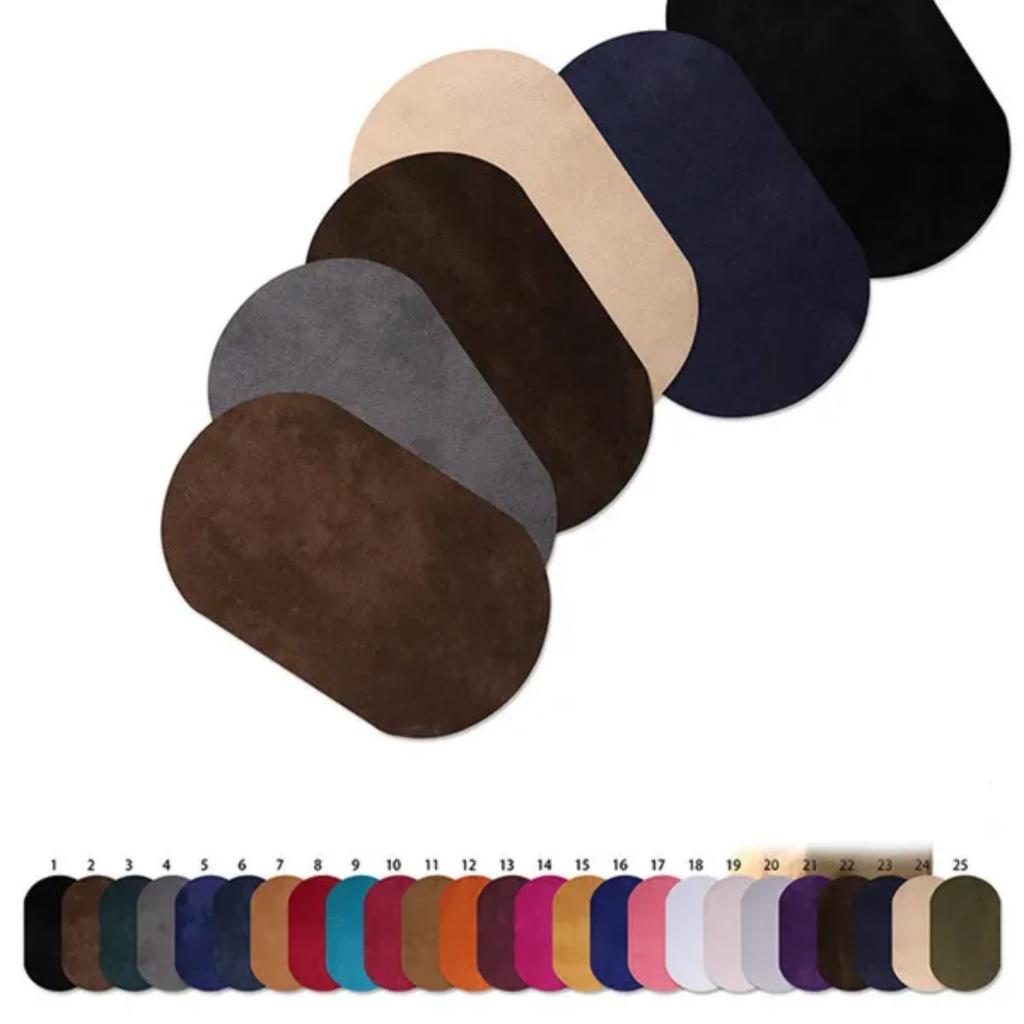 Cheap 5pcs DIY Multicolor Suede Fabric Patch Iron on Patches Repair ...