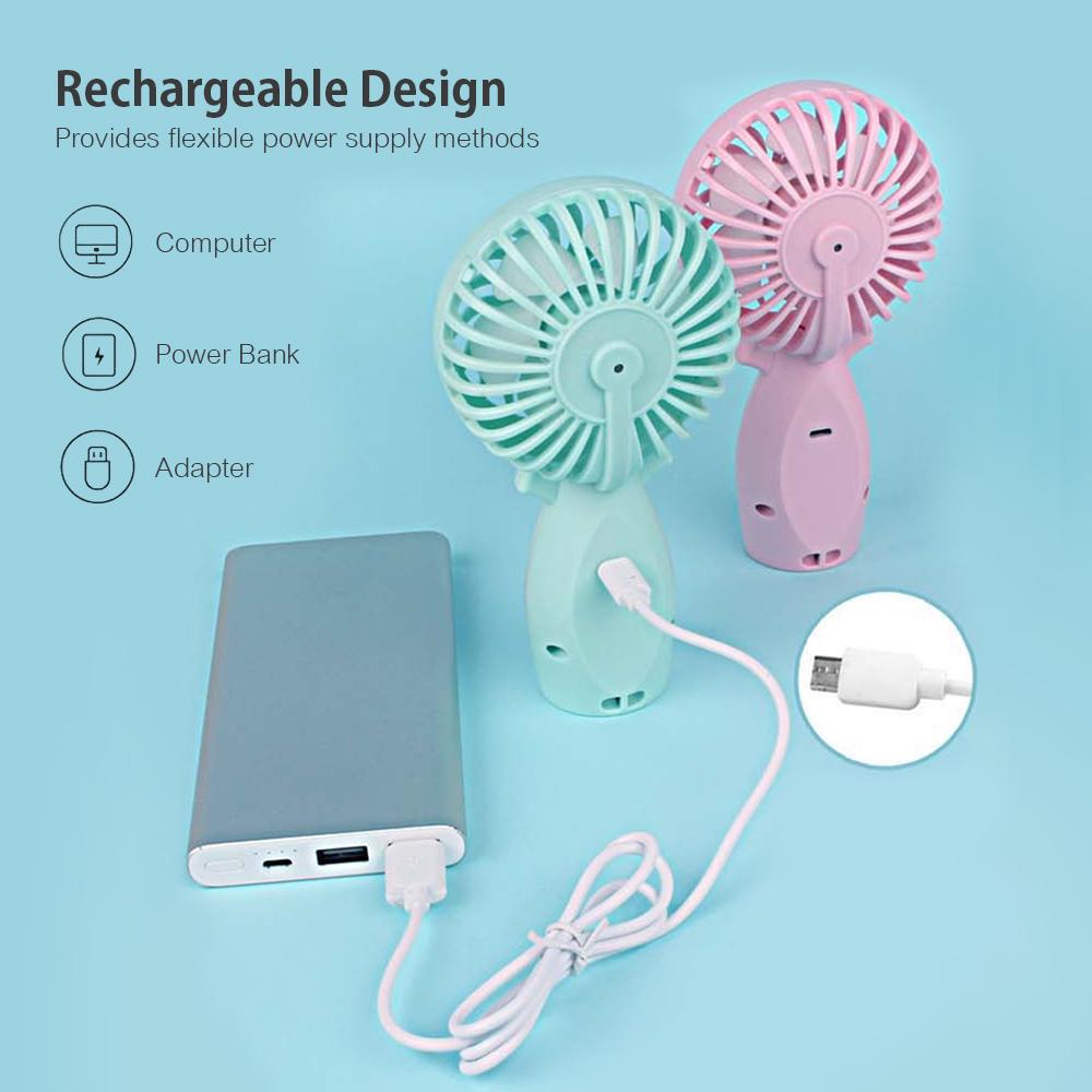 Buy 2 in 1 Handheld Fan Bubble Blower Mini Personal Fan Bubble Machine ...