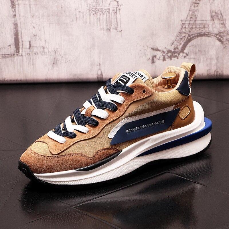 Buy British Fashion Men Casual Comfort Shoes Male Mesh Breathable ...