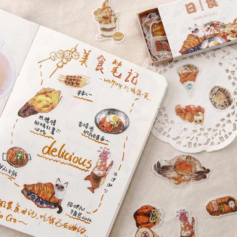 Buy 40PCS/Pack Diary Sticker Kit Planner Scrapbooking Stationery ...