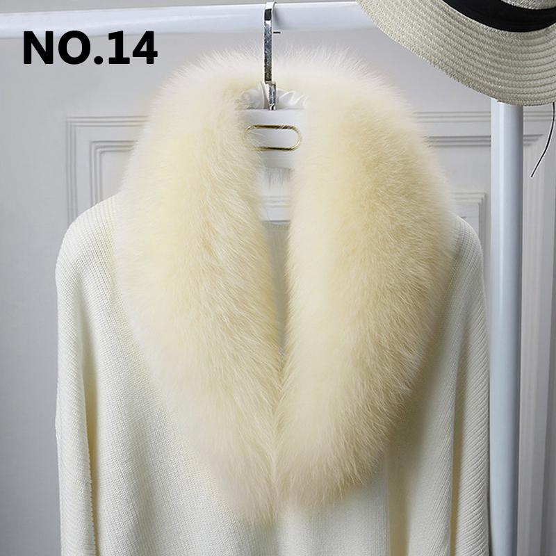 Buy Women Soft Faux Fur Collar Neck Warmer Shawl Winter Scarf Ladies ...