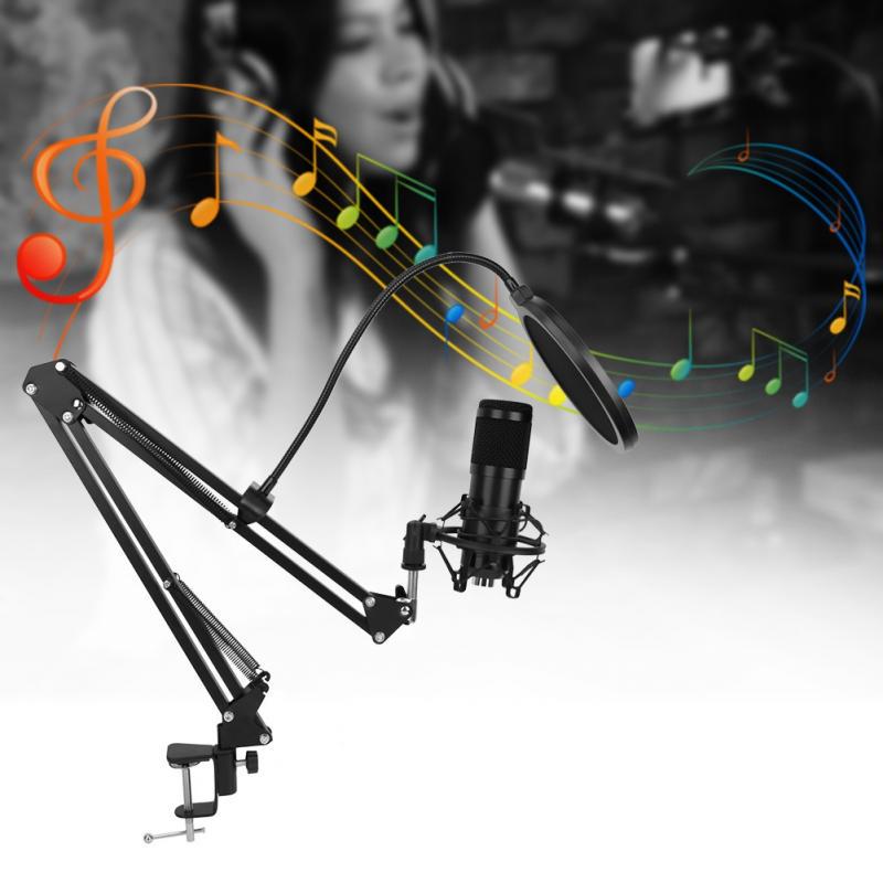 Buy Professional Sound Recording USB Condenser Microphone Kit Set with ...