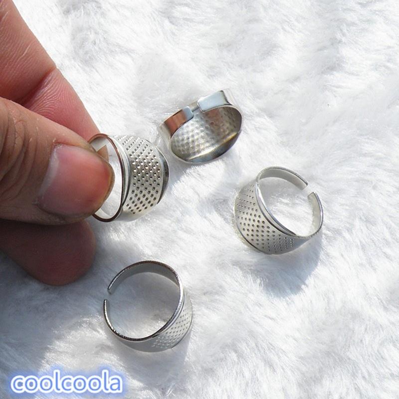 Buy Finger Protector Sewing Thimbles Adjustable Ring Sewing Thimble ...