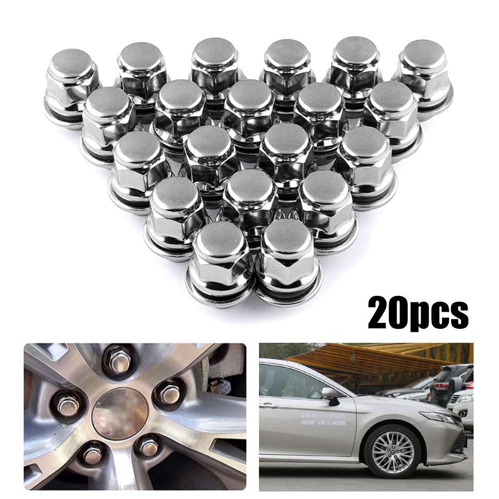 20 adet / Set Araba Tekerlek Göbeği Adaptörü, Tekerlek Somunları Koruma ...