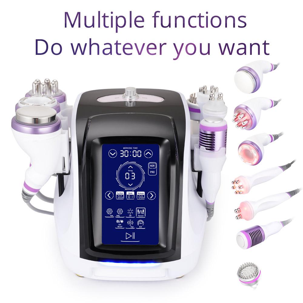 Buy 8 In 1 Ultrasonic 40K Cavitation RF Body Slimming Facial Skin ...