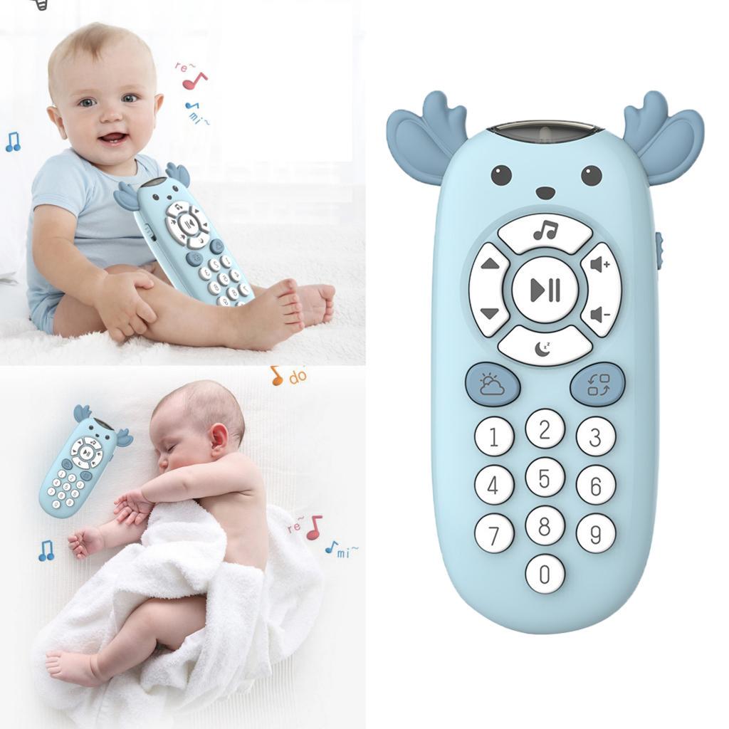 Buy Kids Musical TV Remote Control Toy with Light and Sound, Early ...