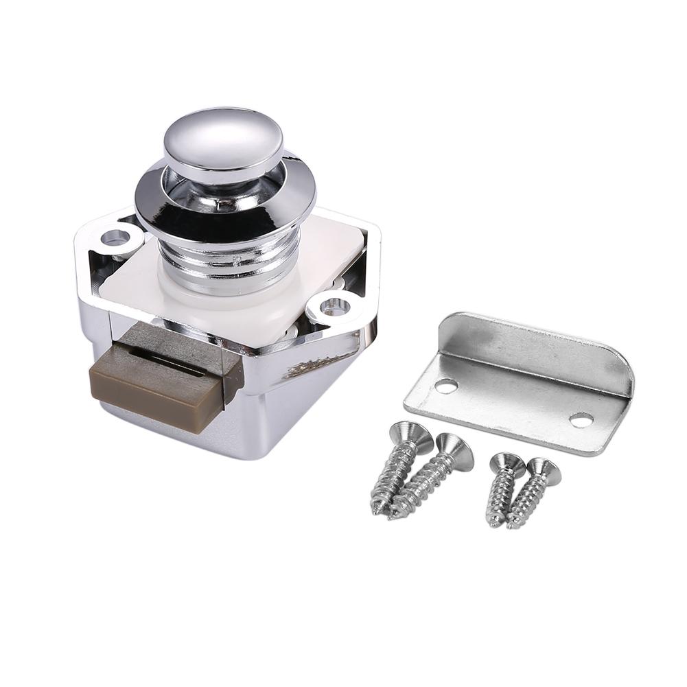 Buy Camper Car Push Lock RV Caravan Boat Motor Drawer Latch Button Lock ...