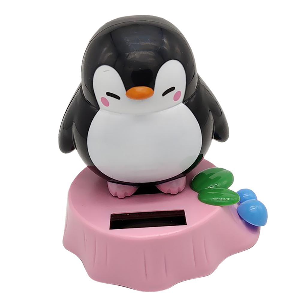 Buy Cute Solar Powered Dancing Penguin Figure Bobble Toy Home Desk ...