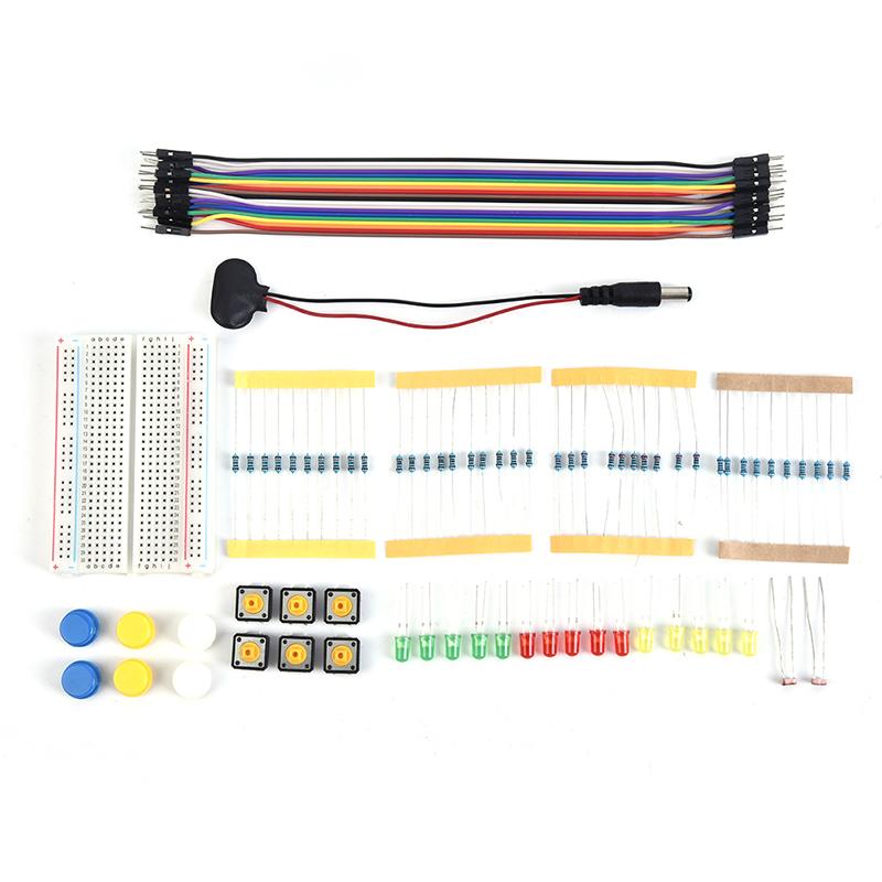 Starter Kit UNO R3 Mini Breadboard LED Jumper Wire Button For Arduino ...
