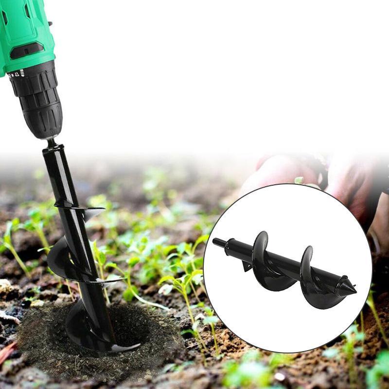 Buy Planter Garden Auger Hole Digger Spiral Drill Bit Planting Seedling ...
