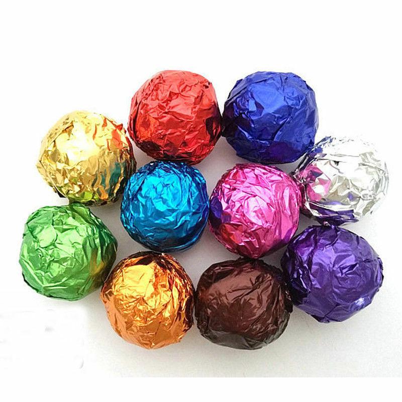 6 Color Foil Tin Wrapper Package for Sweets Candy Chocolate Lolly Party ...