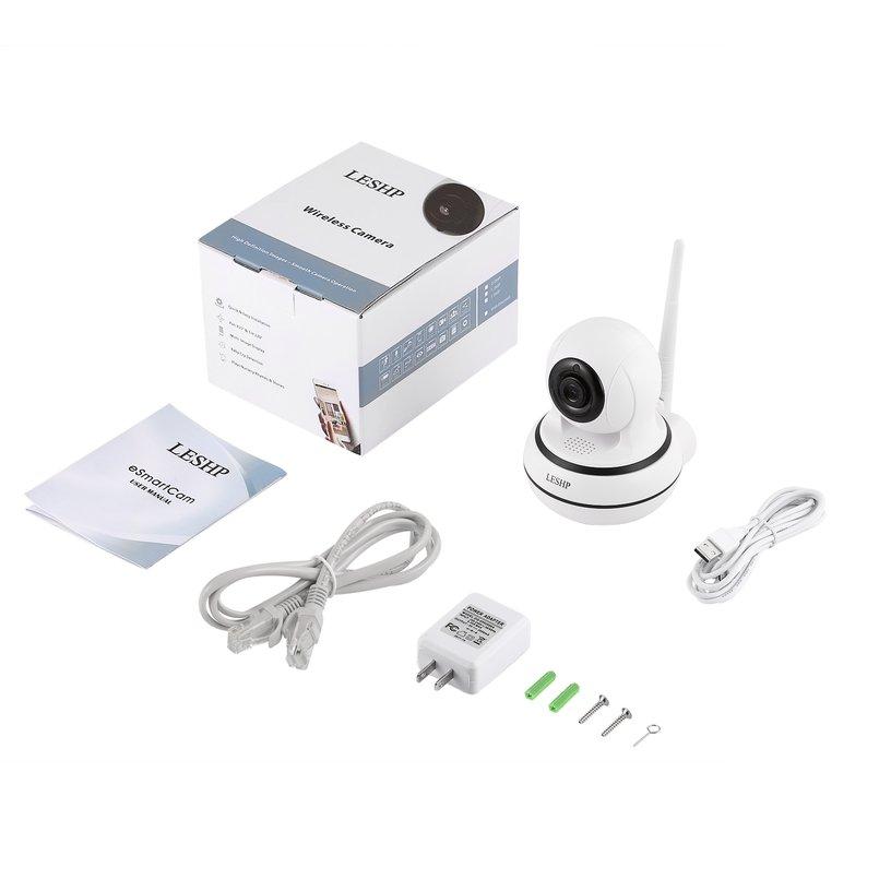 LESHP Ev Güvenlik IP Kamera Kablosuz WiFi Kamera İki Yönlü Ses Video ...