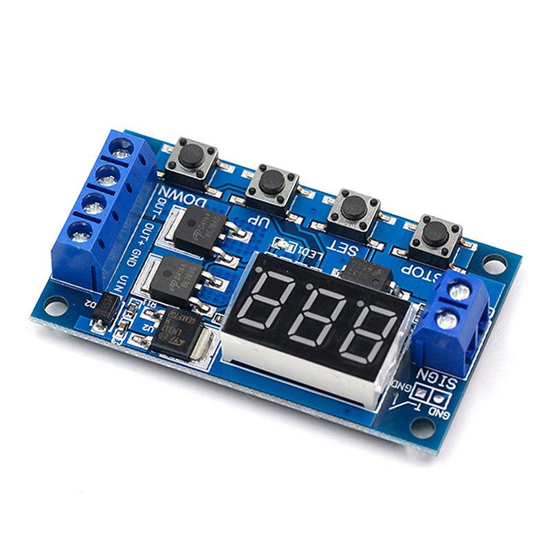 Buy DC 12V 24V Dual MOS, Multi function Delay Relay Trigger Cycle Delay Switch Timer at ...