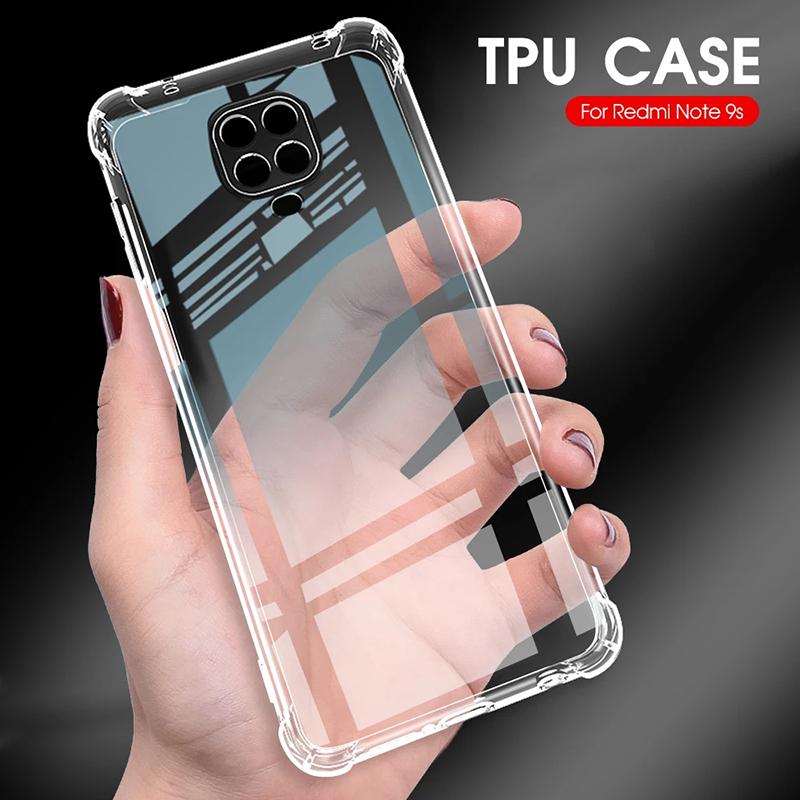 Transparent Silicone TPU Case For Xiaomi Redmi Note 9 Pro Case ...