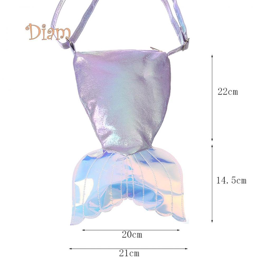 Buy Dilara Lovely Mermaid Tail Faux Leather Women's Crossbody Shoulder ...