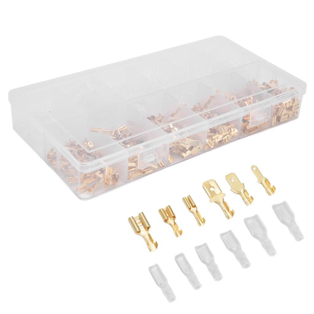 Cheap 450Pcs Wire Crimp Terminal Block Male Female Spade Connectors ...