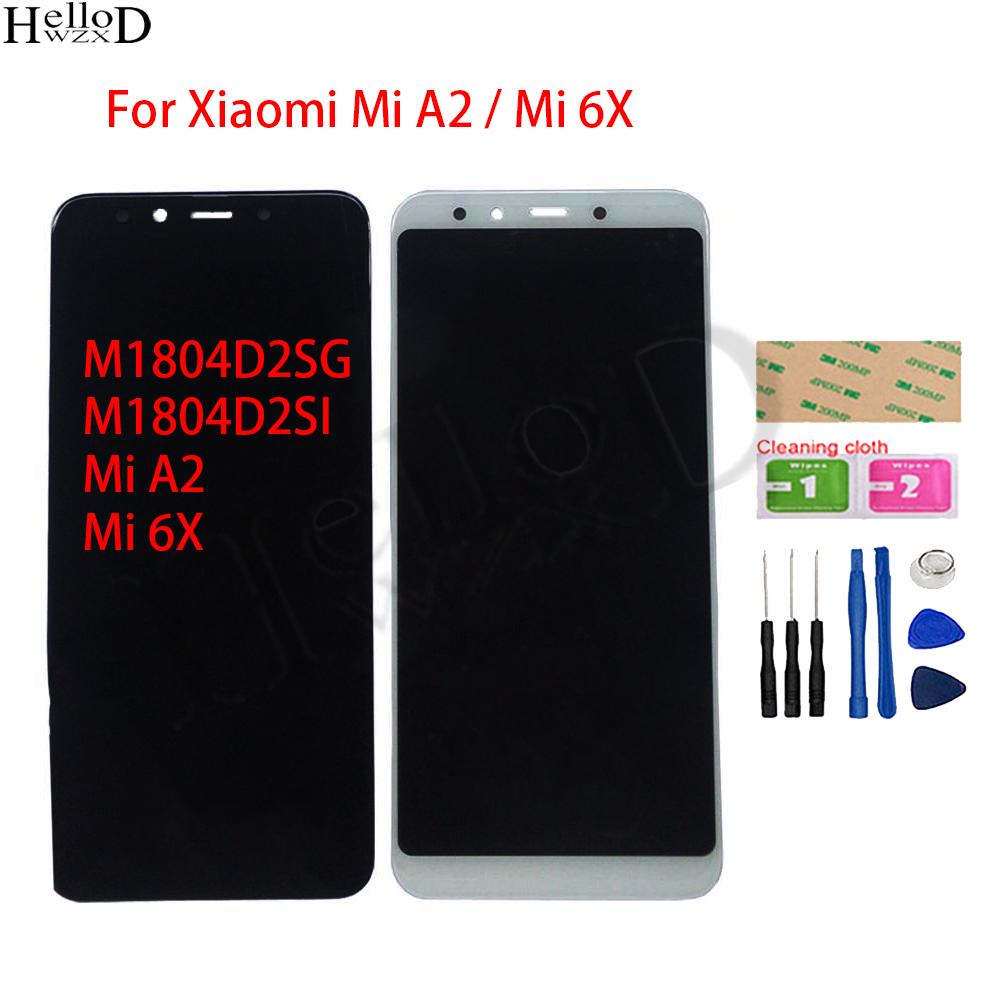 XiaoMi A2 MI A2 LCD Dokunmatik Ekran Lı Dijitalleştirici XiaoMi 6X Mi6X ...