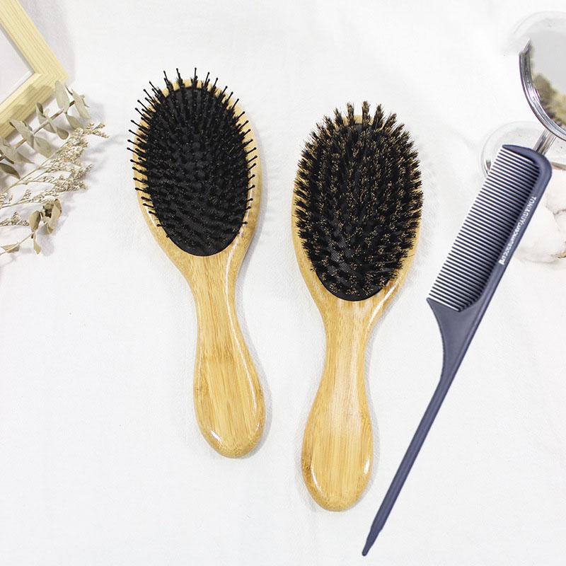 Buy Phyllostachys Pubescens Oval Bristle Airbag Massage Comb Anti ...