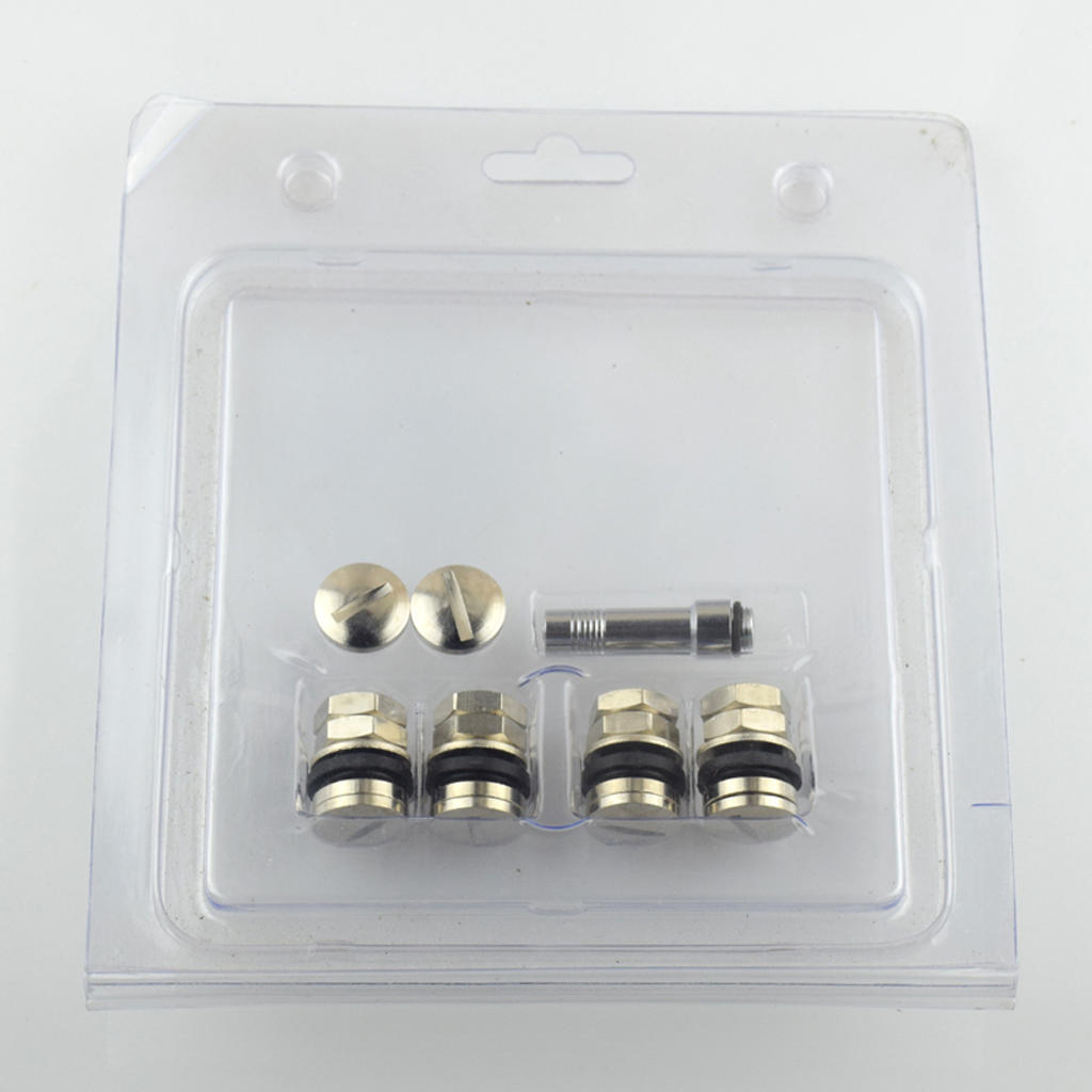 4 Piece Universal Flush Fit Car Tire Tyre Mount Hidden Valve Stems ...