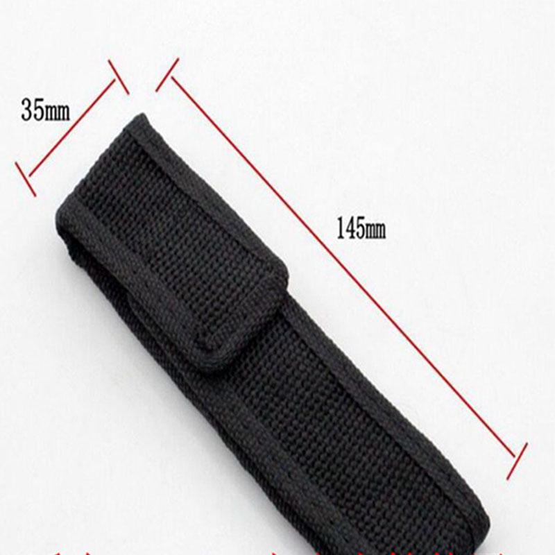 Buy Belt Black 14cm Case Torch Holder Pouch LED Flashlight Cover Waist ...