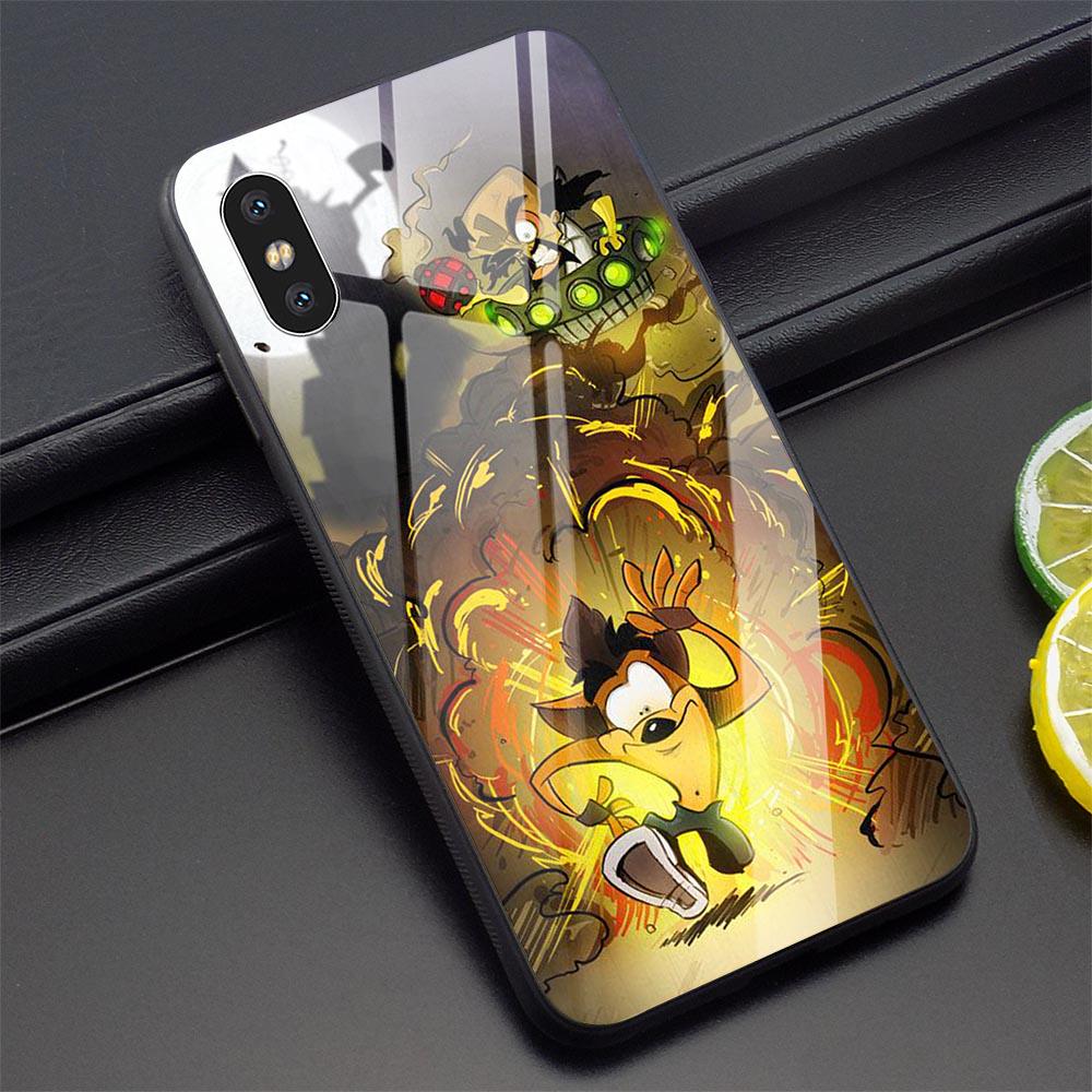 Buy Crash Bandicoot Game Glass Phone Cover for Samsung J2 Prime iPhone ...